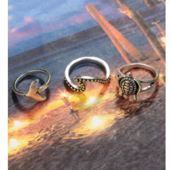 Jewelry | Sea Life 8pc Ring Set | Poshmark